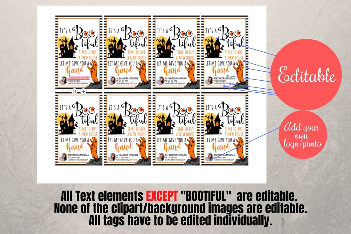 Its a Bootiful Time to Buy a New House Realtor Tags Realtor - Etsy