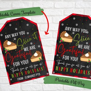 Anyway You Slice It,we Are Grateful for You,christmas Appreciation Gift ...