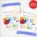 Have a Great Summer Gift Tags,i Will Miss You End of Term Gift Tags for ...