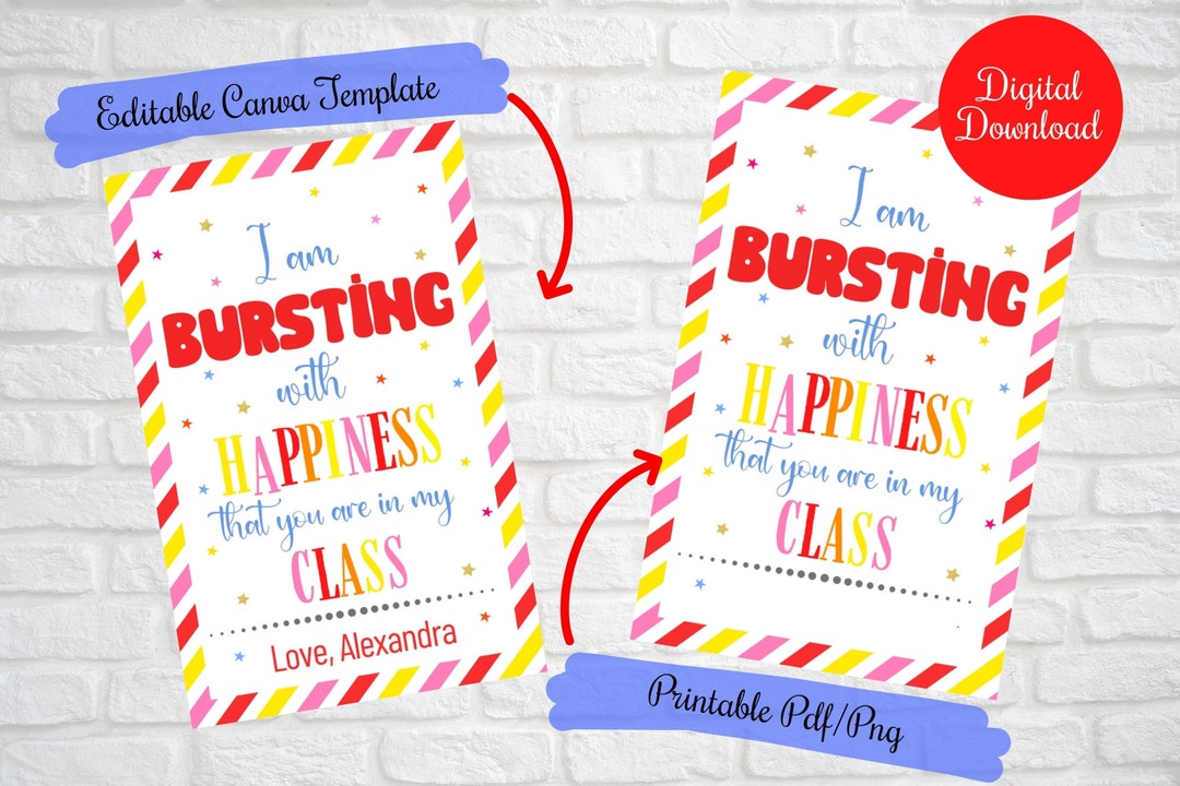 Back to School Candy Gift Tags for Teacher,first Day of School Gift ...