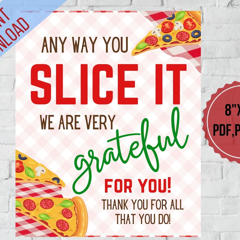 Anyway You Slice It We Are Grateful for You - Etsy
