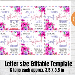 You Are a Scent-sational Teacher Gift Tags, Staff Nurse, Employee ...