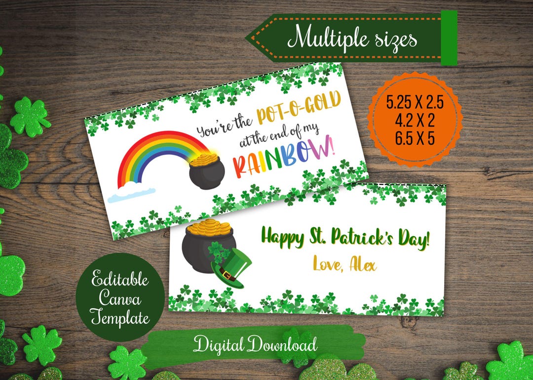 You're the Pot of Gold at the End of My Rainbow St Patrick's Day Treat ...