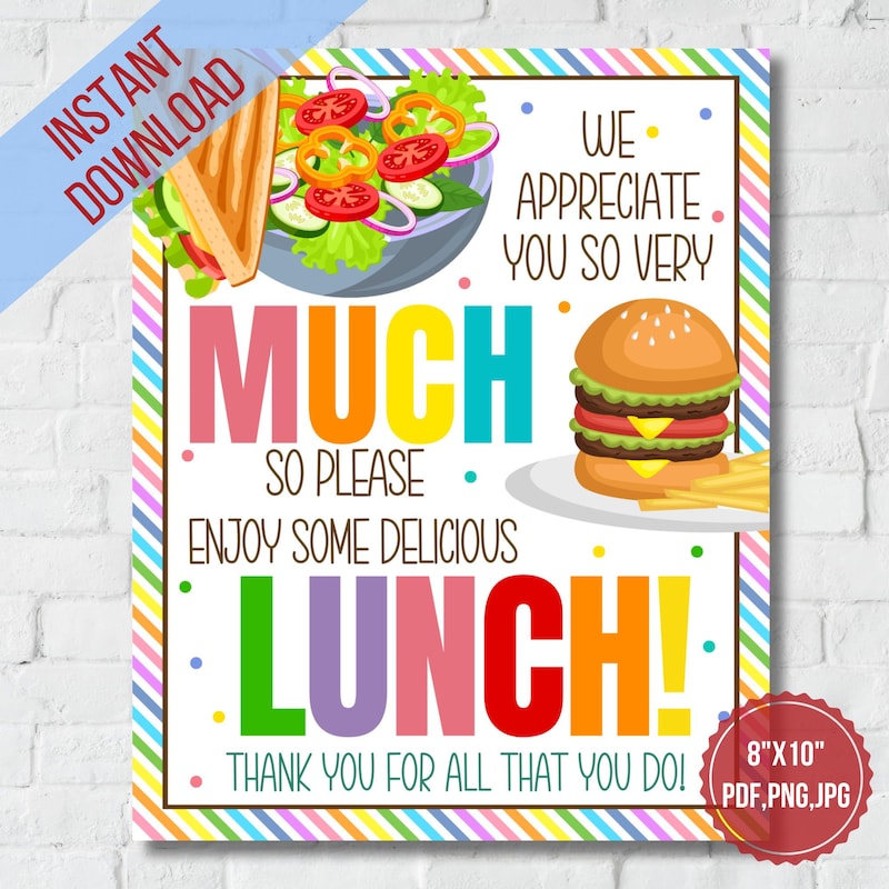 Lunch Signs - Etsy