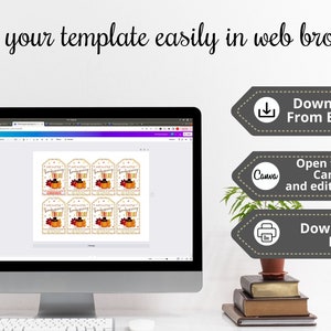 Thanksgiving Gift Treat Tags, Just a Little Thanksgving Treat Tags for ...