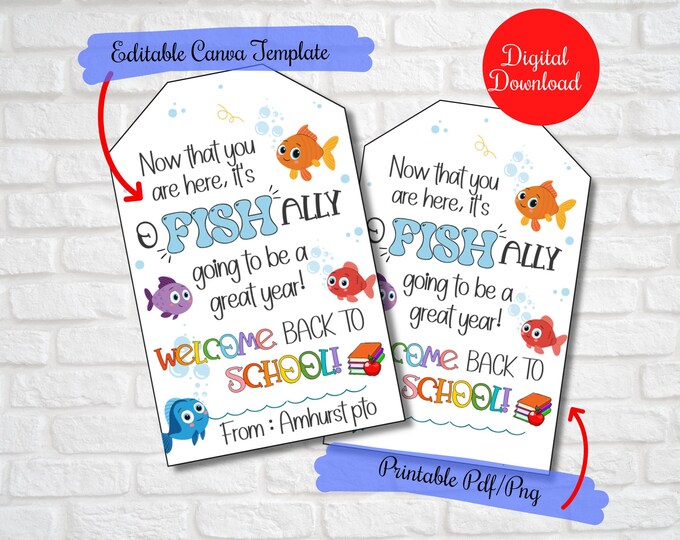 End of School Year Gift Tags, Back to School Gift Tags, New School ...