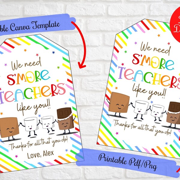 We Need Smores Teachers Like You Printed Labels - Etsy