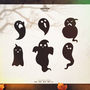 Halloween Ghosts SVG Bundle - Halloween SVG Files - Cricut Cut Files ...