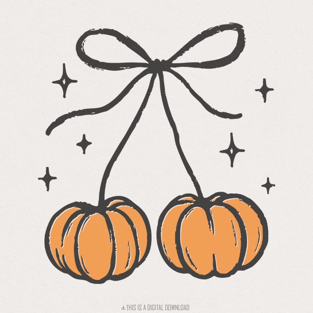 Pumpkin Pair Digital Download PNG - Cute Halloween and Fall Shirt ...