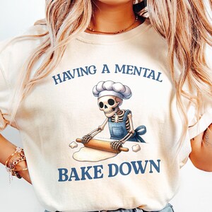Having a Mental Bake Down PNG, Skull Chef PNG, Baking Skeleton ...