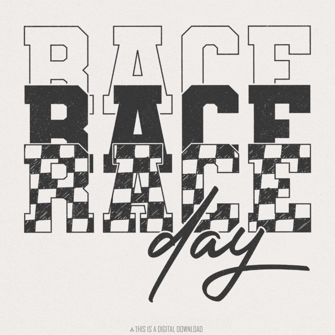 Race Day PNG, Race Day Vibes Png, Game Day Png, Race Day Cheer Png ...