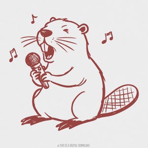 Beaver PNG, Singing Beaver Png Clipart, Beaver Silhouette Vector ...