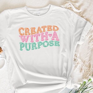 Created With a Purpose PNG, Faith Christian Png, Religious Png, Jesus ...