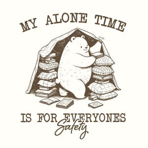 My Alone Time is for Everyone's Safety PNG, Trendy Vintage Angel Design ...