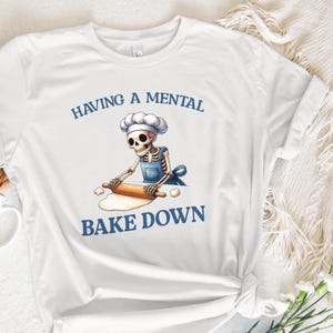 Having a Mental Bake Down PNG, Skull Chef PNG, Baking Skeleton ...