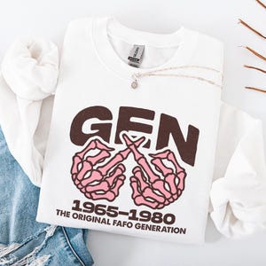 Generation X Skeleton Hands Art, Gen X Clipart PNG File, Vintage Skull ...