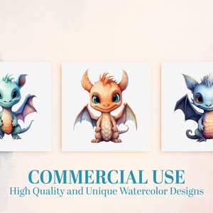 Baby Dragon Clipart Bundle, 15 Cute Dragon PNG, Fantasy Kids Art ...