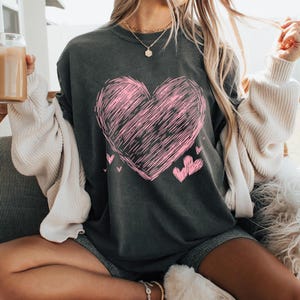 Pink Scribble Heart PNG, Hand-drawn Heart Clipart, Cute Digital ...