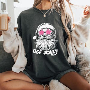 Def Jolly PNG, Santa PNG, Retro Christmas PNG, Kids Christmas ...