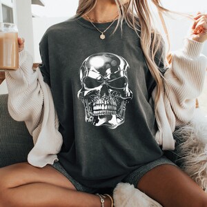 Gothic Mechanical Skull PNG, Cyberpunk Skull Art, Dark Aesthetic Design ...