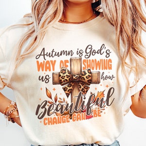 Autumn God Png, Fall Png, Fall Christian Png, Cute Graphic Tees Png ...