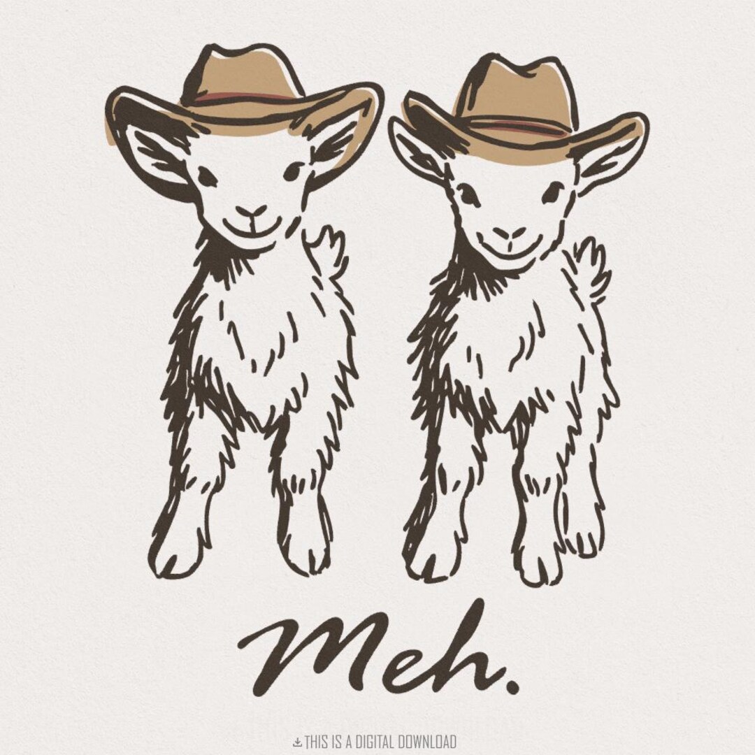 Goat Png, Goat Lover Png, Western Png, Cowboy Png, Funny Goat Png ...