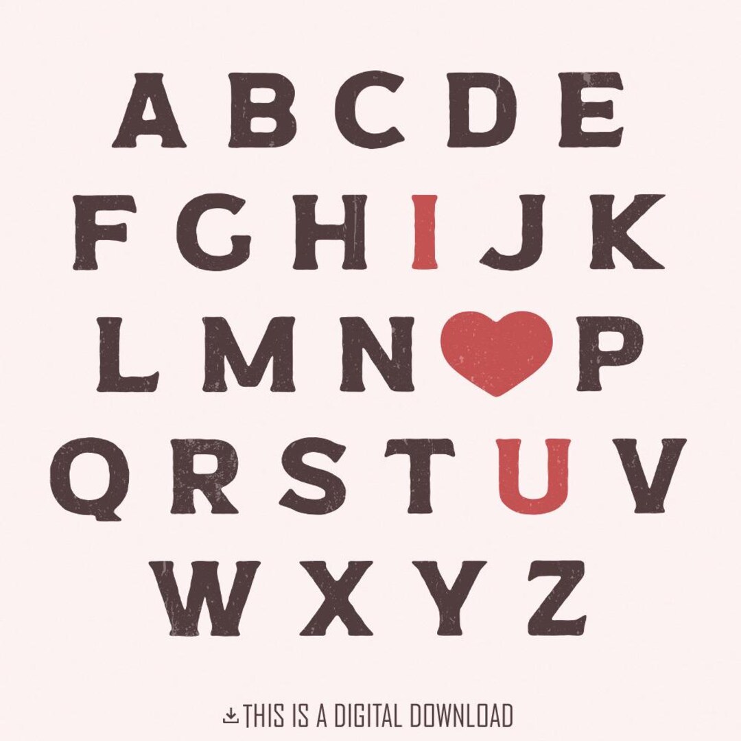 ABC I Love You PNG, Valentines Day Png, Love Png, Heart Png, Valentine ...