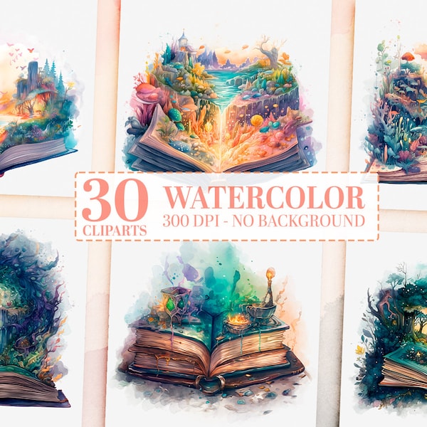 Book Clipart - Etsy UK