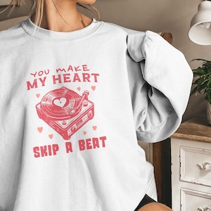 You Make My Heart Skip a Beat PNG, Sublimation Design, Valentines Day ...