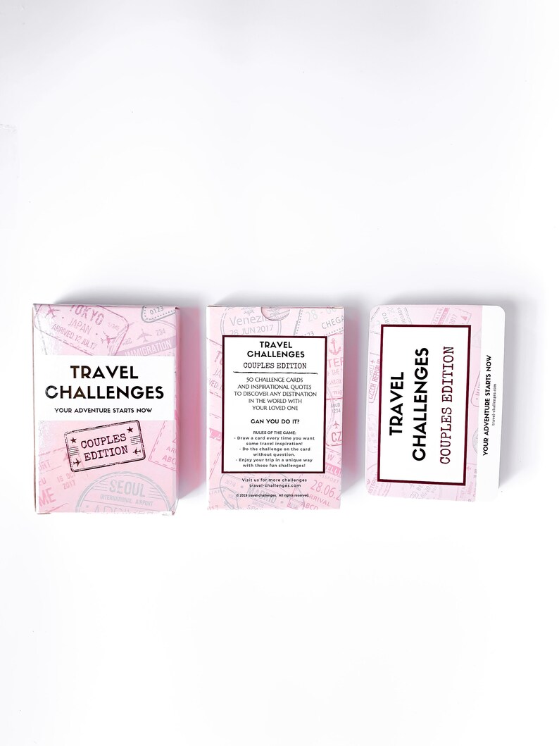 Ultimate Travel Game Kit 1 Original 1 Couple Deck Travel - Etsy