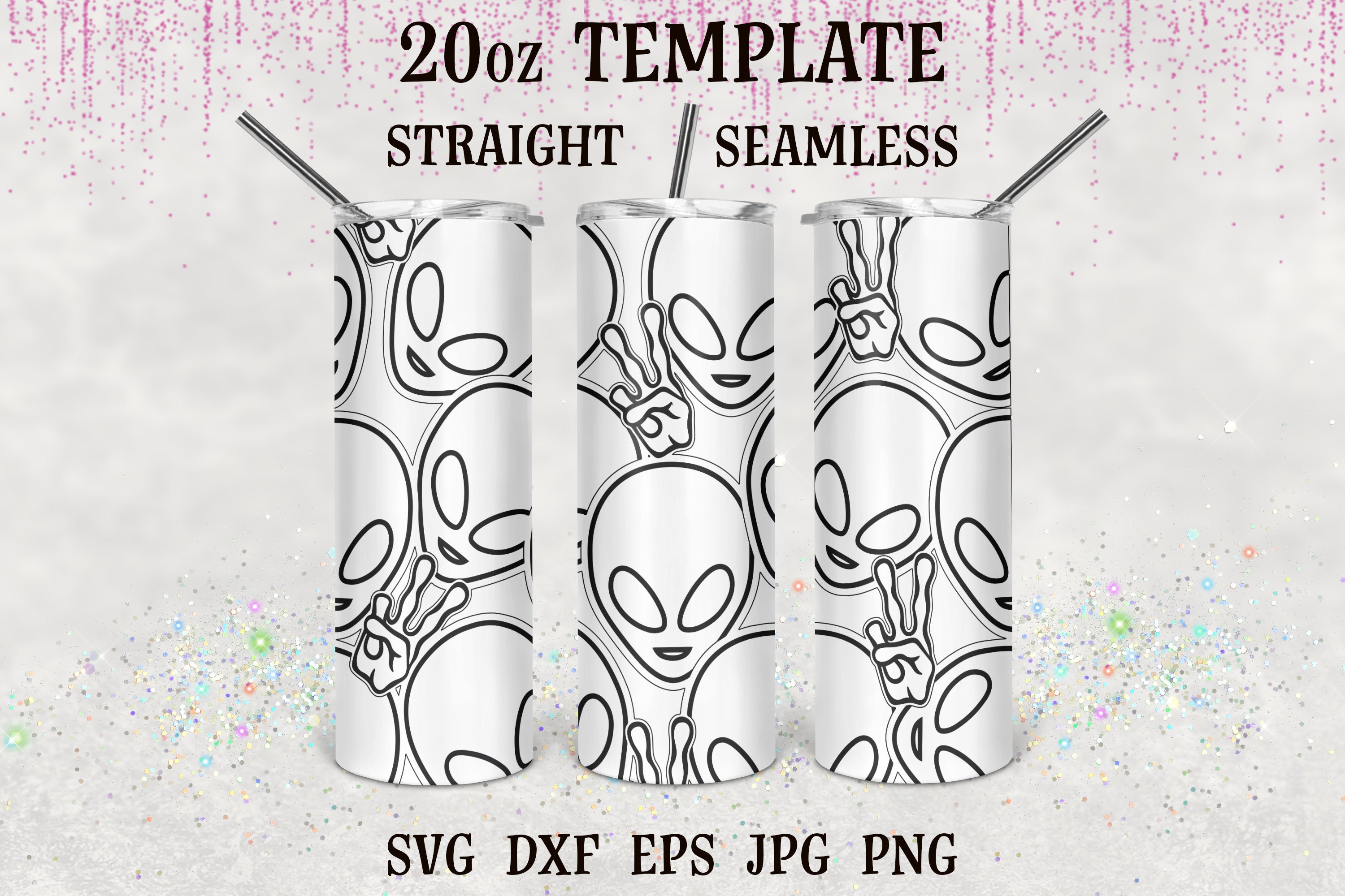 Alien Burst Tumbler Template Svg Burst Tumbler Svg Burst - Etsy