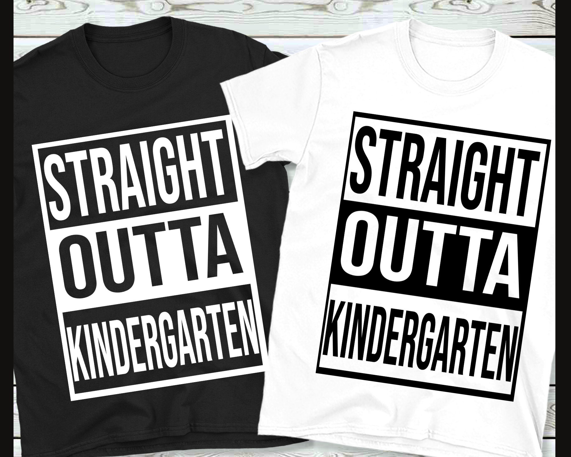 Straight Outta Kindergarten Svg Kindergarten Svg Straight Etsy