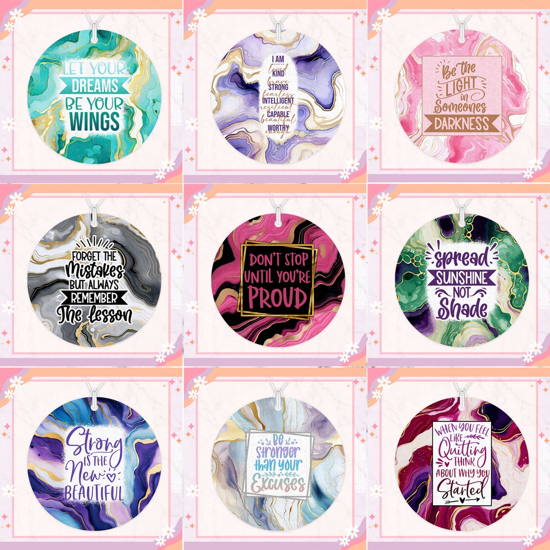 Air Freshener Sublimation Design Bundle, Air Freshener Bundle, Square ...