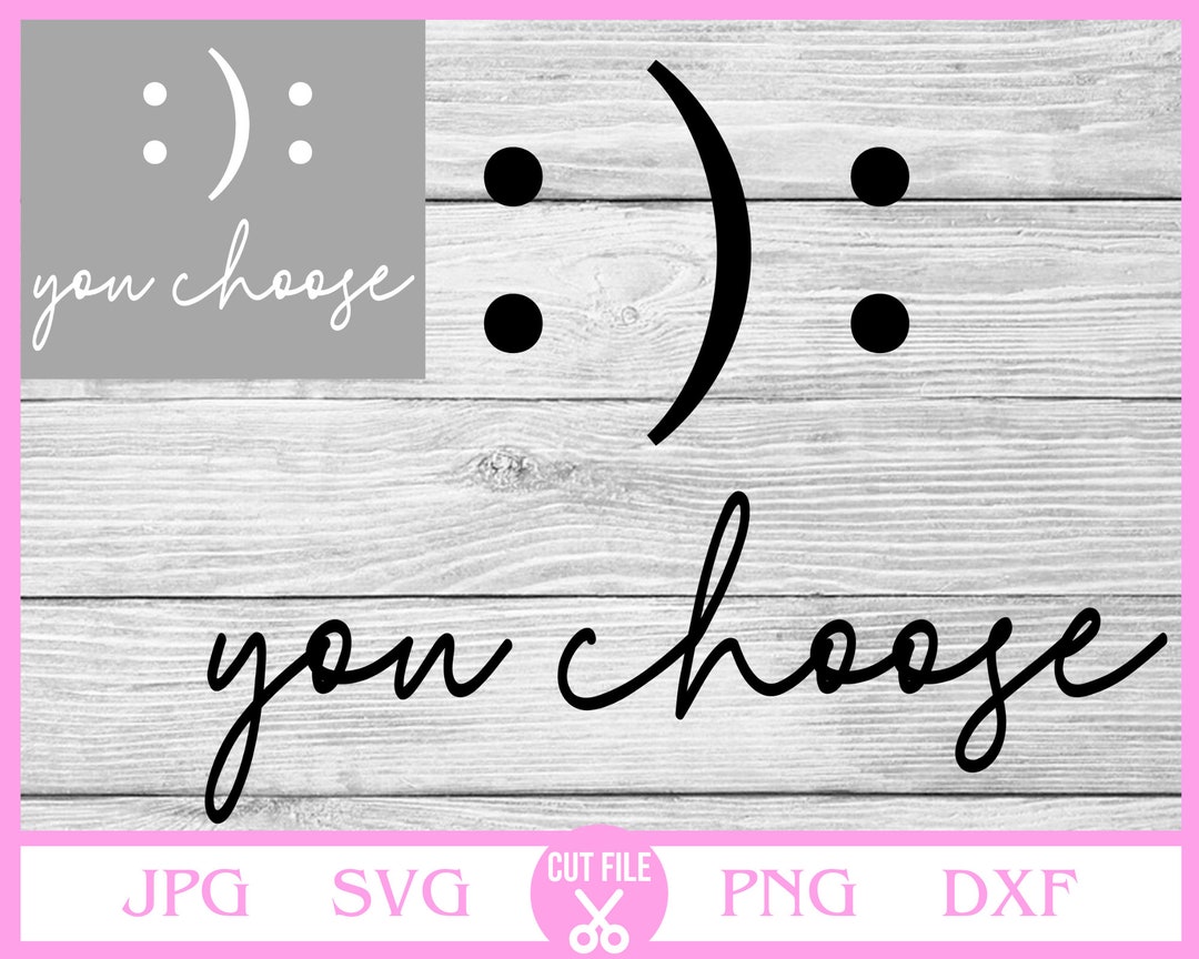 You Choose Svg, Inspirational Svg, Motivational Svg, Black and White ...