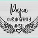 Heavenly Angel Svg Bundle, Christmas Memorial Svg, in Loving Memory ...