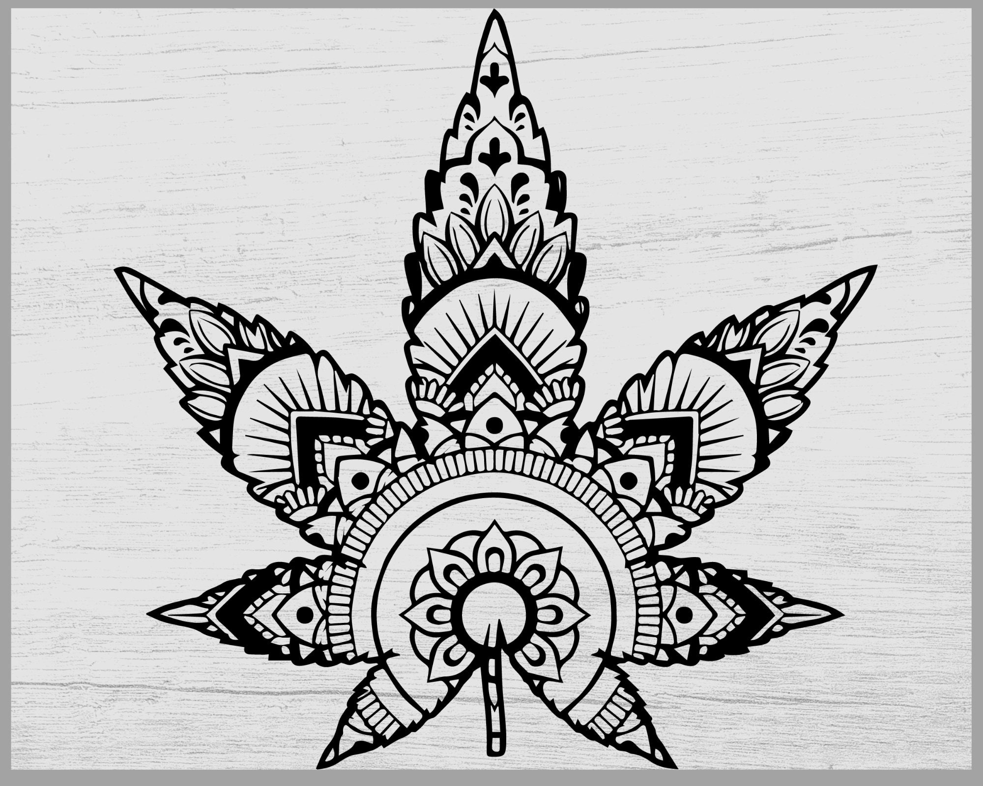 Weed Mandala Svg Weed Zentangle Svg Cannabis Svg Weed Svg - Etsy Australia