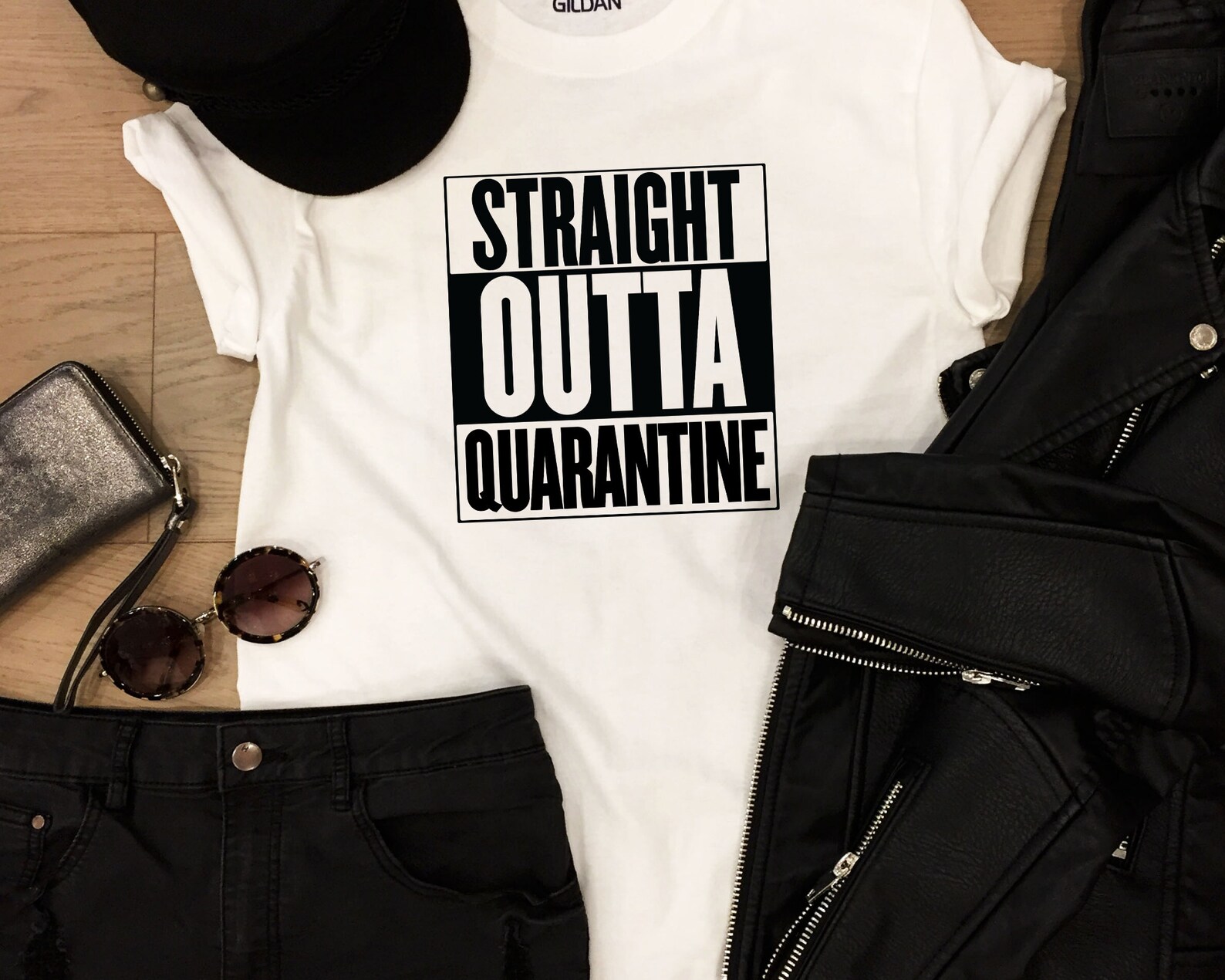 Quarantine Svg Bundle Straight Outta Quarantine Svg Etsy