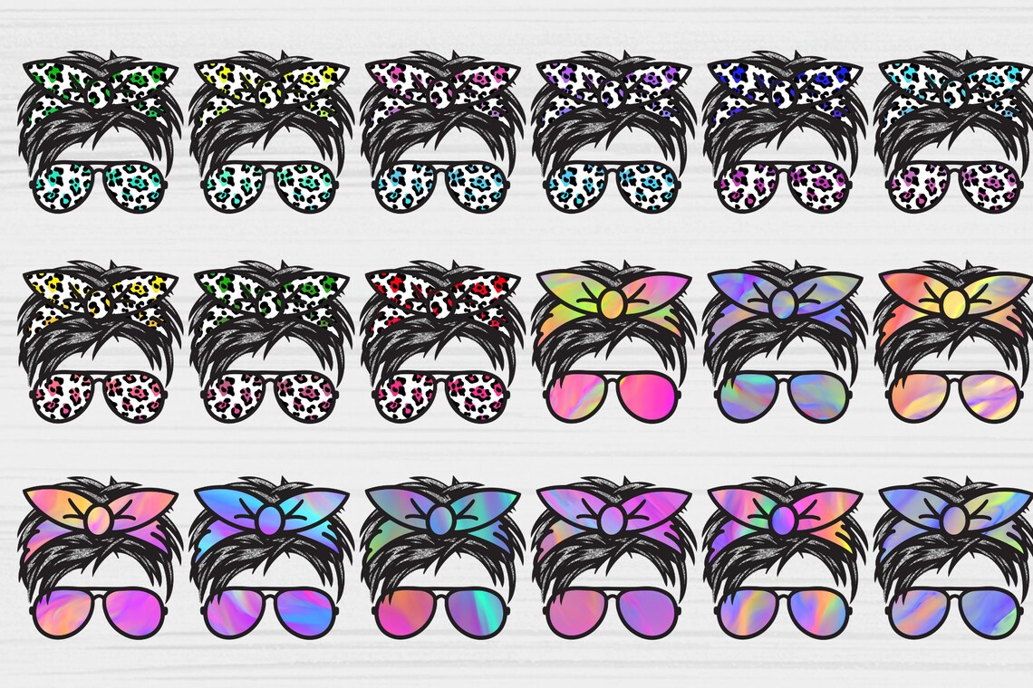 Pixie Cut Sublimation Bundle, Mom Life Png, Momlife Clipart, Leopard ...