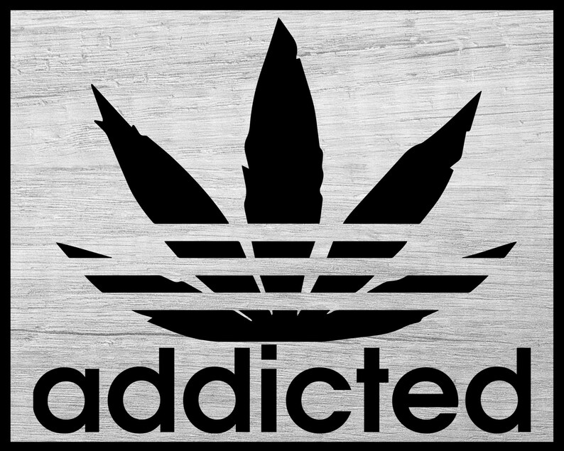Cannibis Svg Addicted Svg Weed Svg Marijuana Svg Rolling - Etsy
