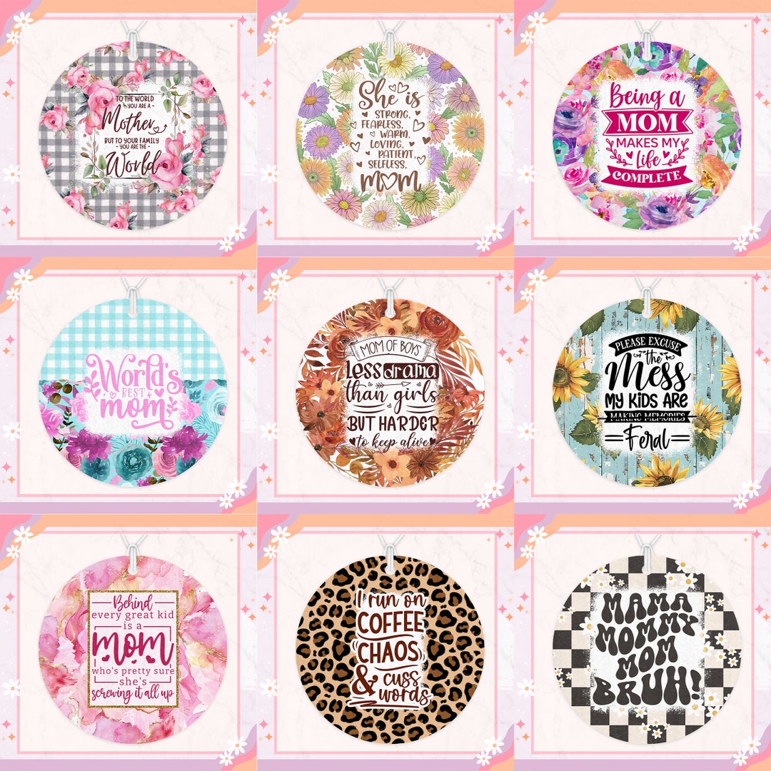 Air Freshener Sublimation Design Bundle, Air Freshener Bundle, Square ...