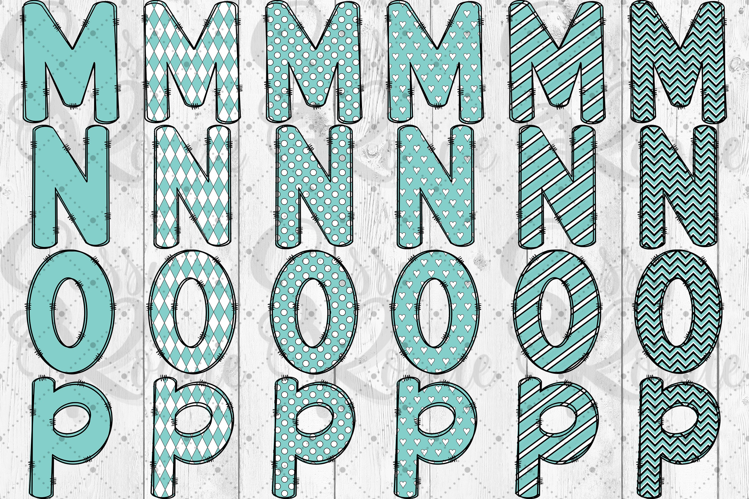 Doodle Letters and Numbers, Doodle Sublimation Letters & Numbers PNG ...