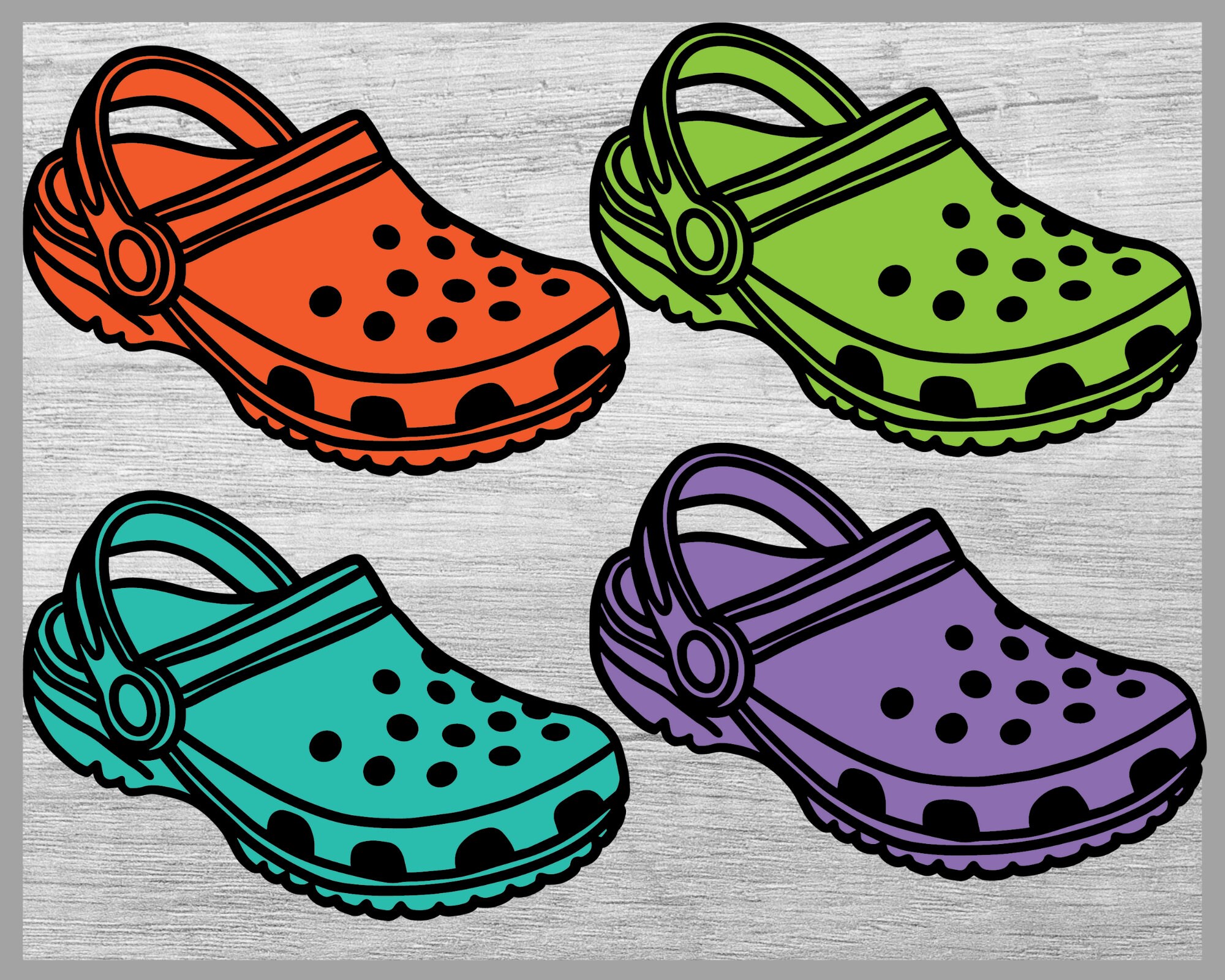Croc svg Crocs svg You ain't rockin' if you | Etsy