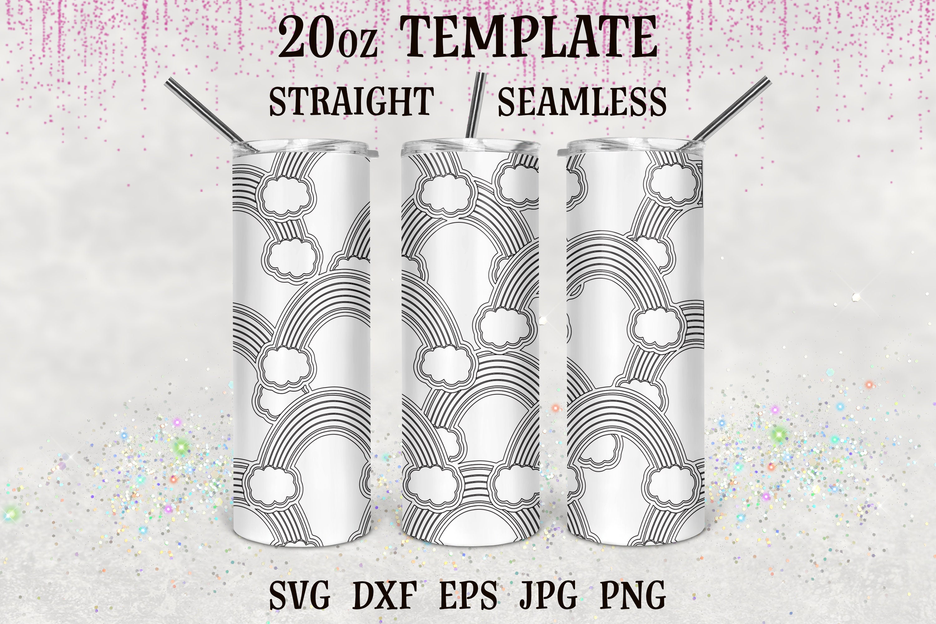 Rainbow Burst Tumbler Template Svg Burst Tumbler Svg Burst - Etsy