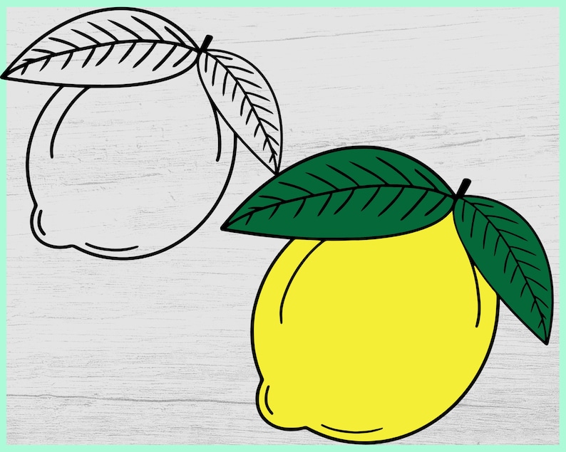 Lemons Svg Lemon Svg Bundle Summer Svg Lemon Clipart - Etsy