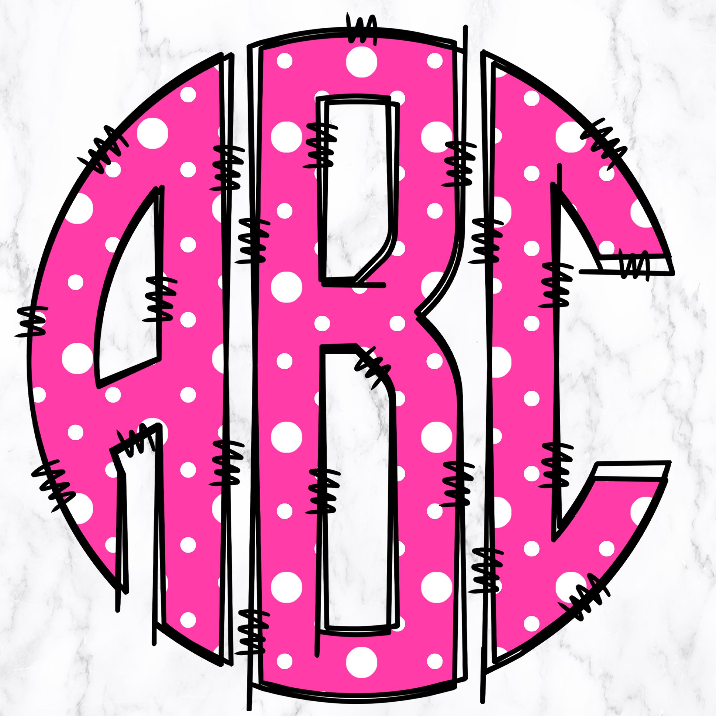 Bright Preppy Letters Alphabet PNG Alphabet Clipart Printable Alphabet ...