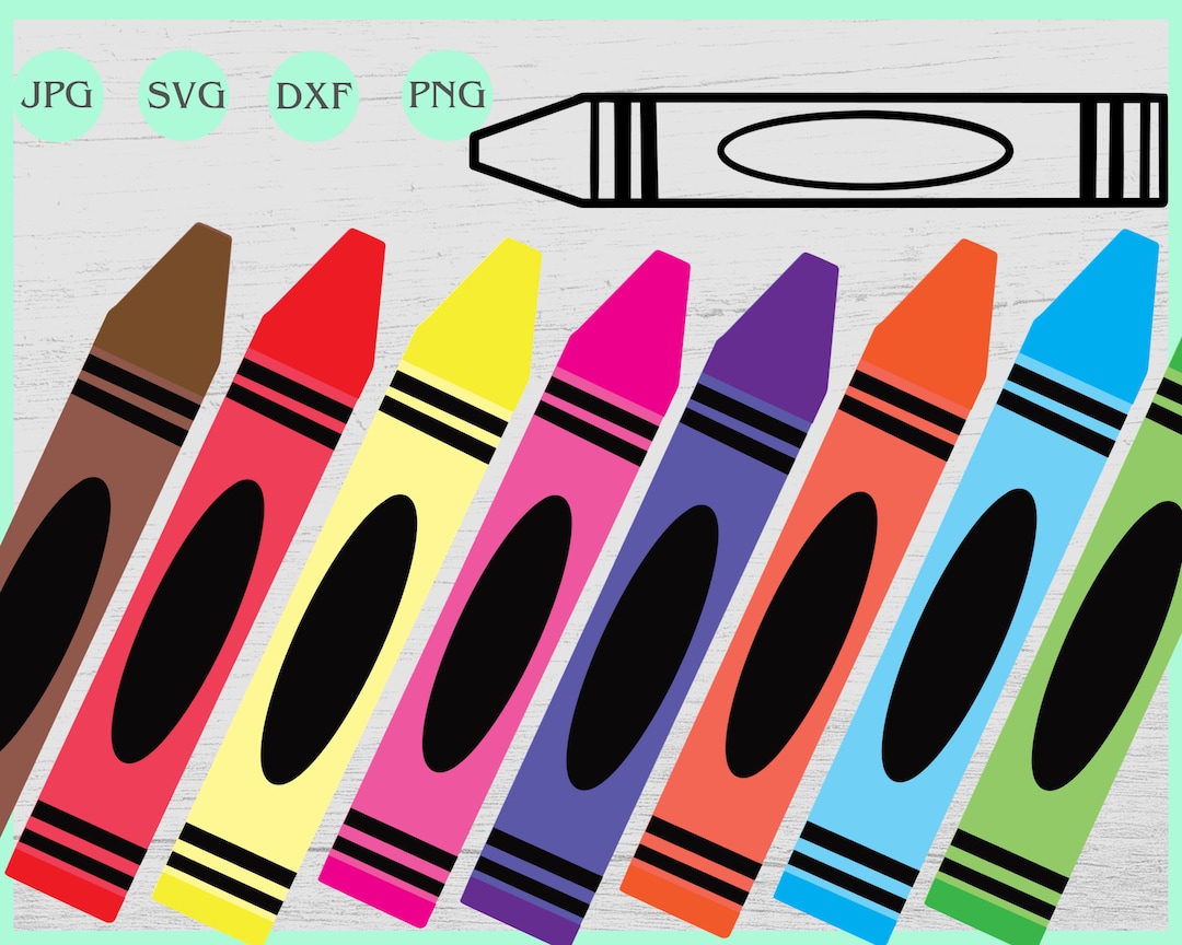 Crayon Svg, Crayon Bundle Svg, Crayon Svg, Crayon Clipart, Crayons Svg ...
