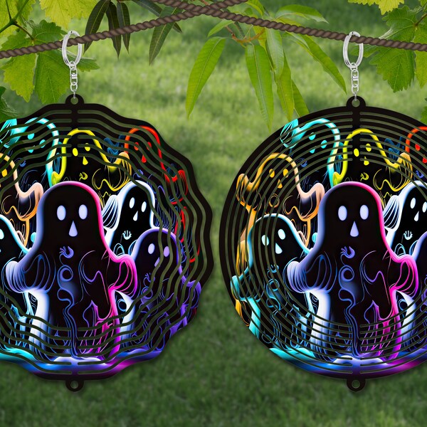 Neon Ghost Svg - Etsy