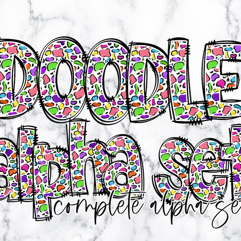Doodle Alpha - Etsy