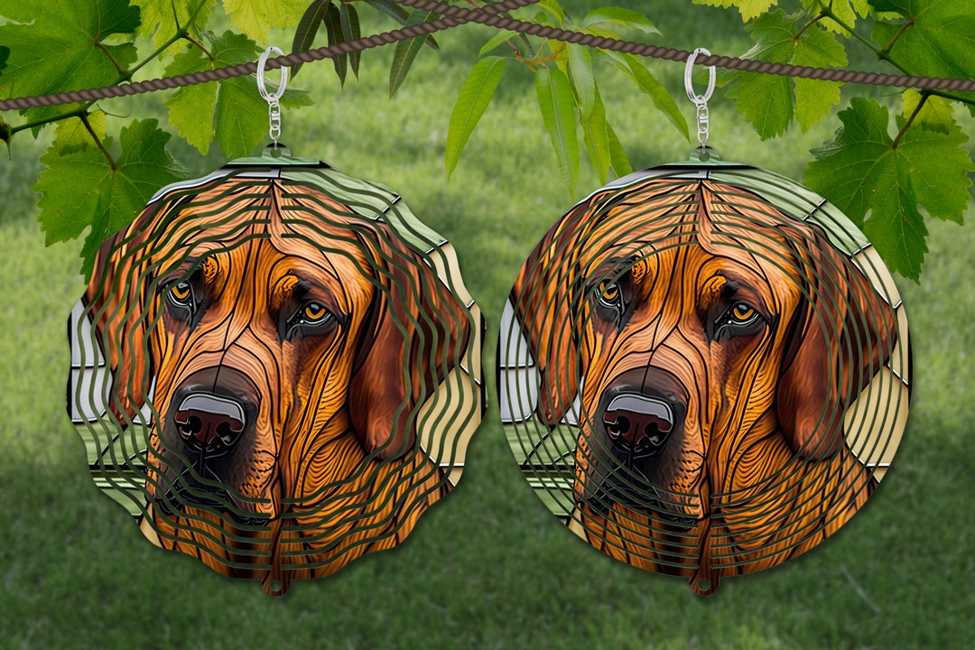 Rhodesian Ridgeback Wind Spinner Sublimation, Dog Wind Spinner SVG, 10 ...