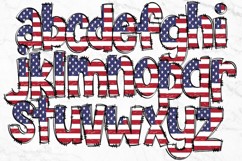 Flag Alphabet Letters PNG Bundle Alphabet Clipart Flag Hand - Etsy